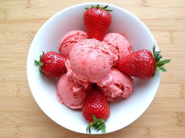 Recettes De Crème Glacée Et Fraises
