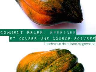 Recettes de Courge poivrée