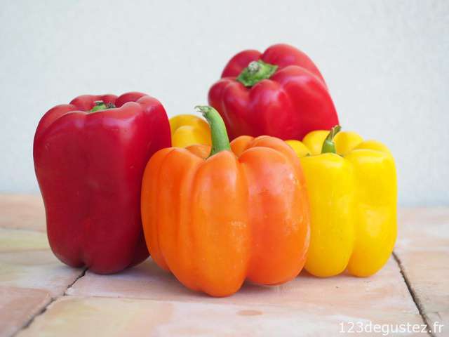 Recettes de Poivrons de 123degustez