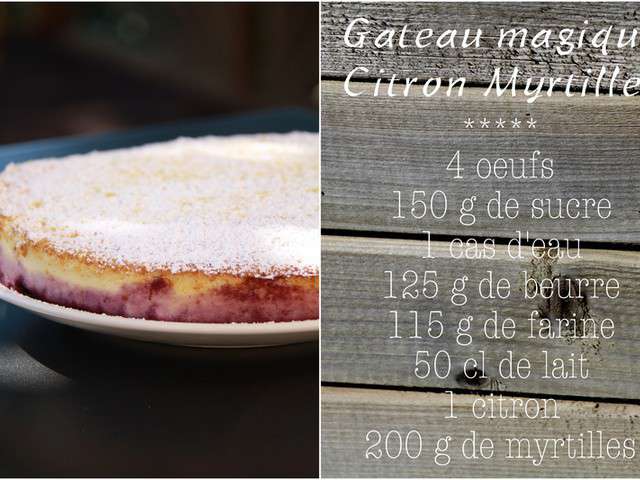 Recettes de Gâteau magique de 5 Sens