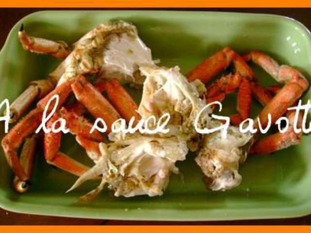 Recettes de Crabe de A la sauce Gavotte: Cuisine et Santé