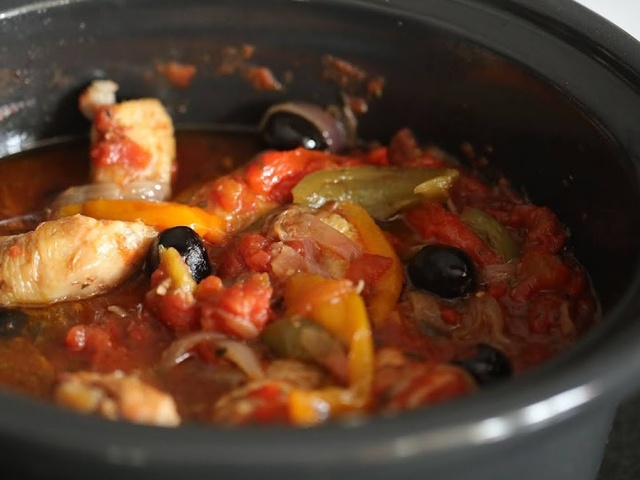 Recettes de Poulet Basquaise et Mijoteuse