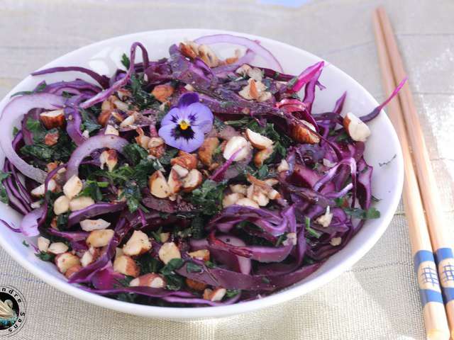 Recettes de Salade de chou rouge de A Prendre Sans Faim