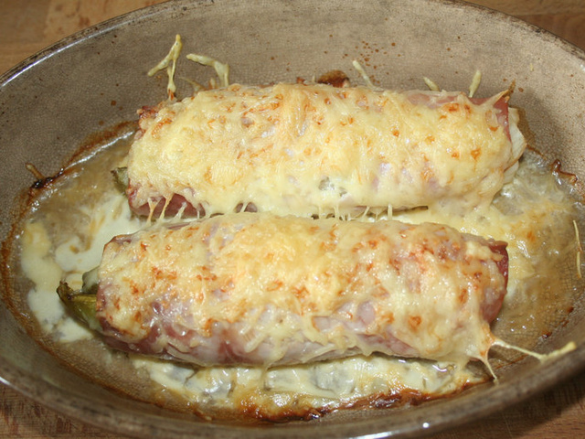 Recettes de Chicon gratin et Jambon