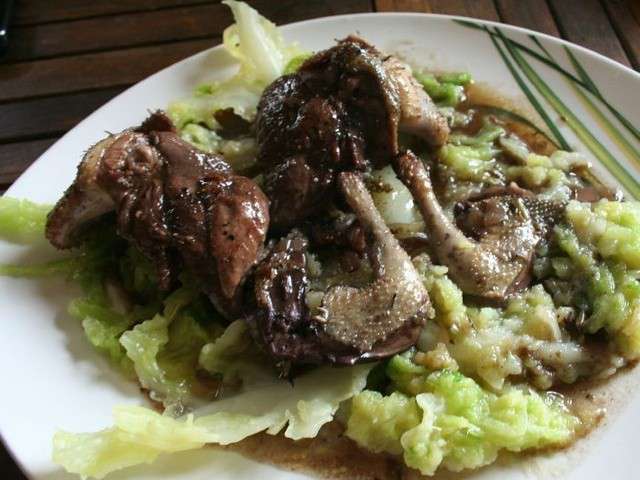 Recettes de Pigeons et Chou