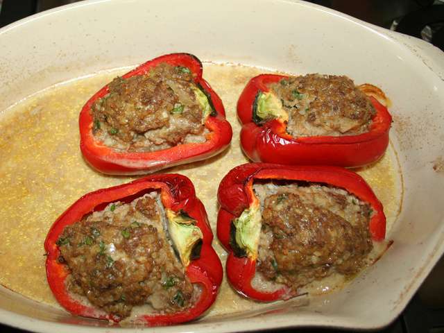 Les Meilleures Recettes de Poivrons farcis et Bœuf