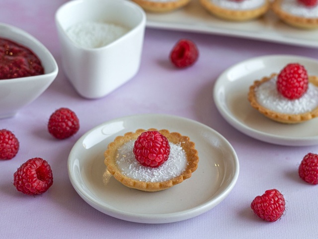 Recettes de Tartelette aux framboises de Amandine Cooking