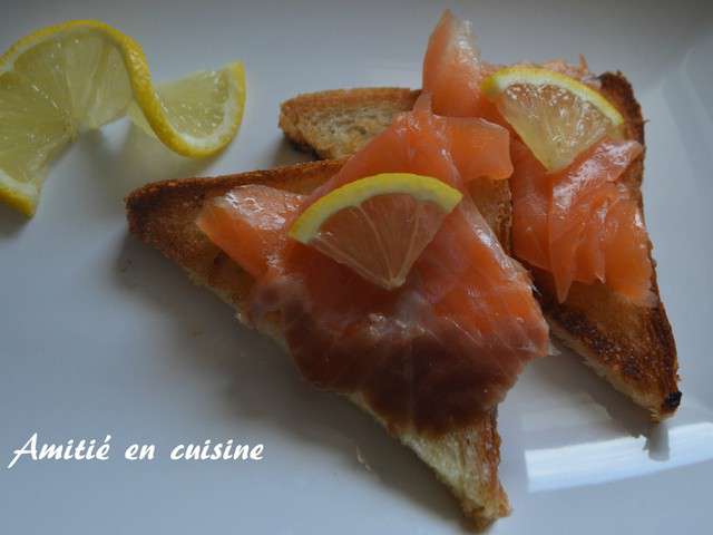 Recettes de Toasts de amitie en cuisine
