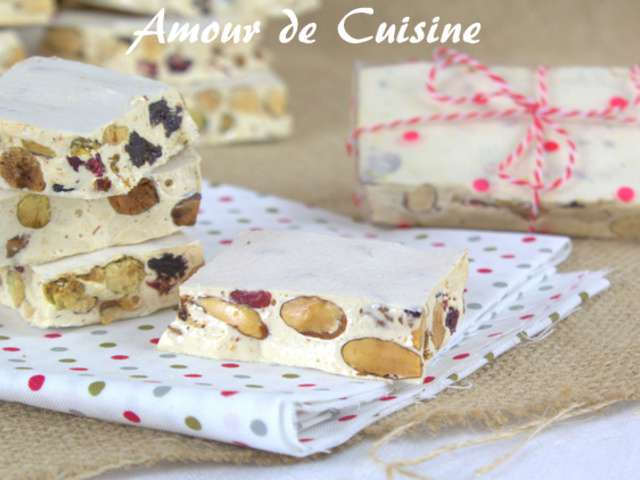 Recettes de Nougat de amour de cuisine chez soulef