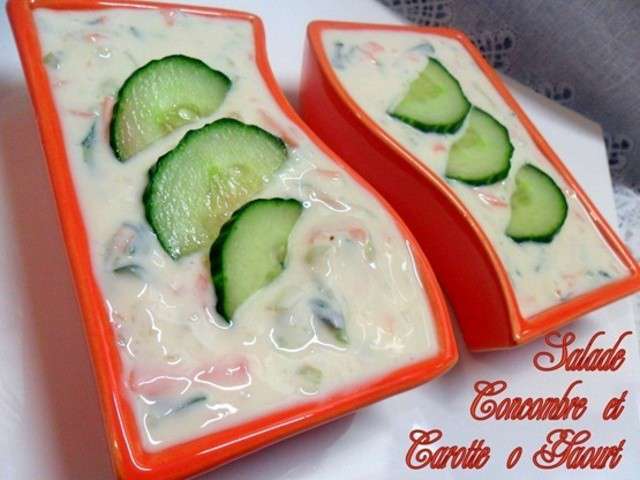 Les Meilleures Recettes de Salade de concombre et Yaourt