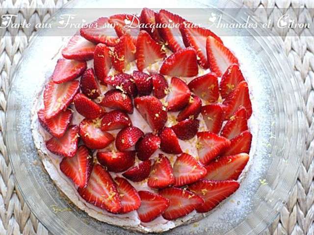 Recette Tarte à la Fraises facile - Les recettes de Tarte à la Fraises ...