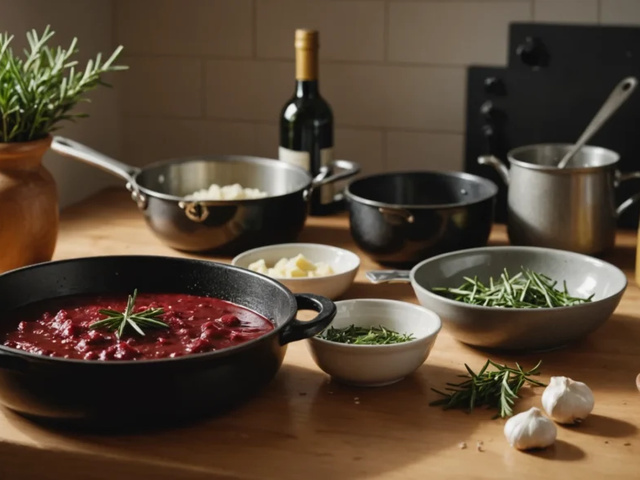 Recettes de Sauce au vin rouge