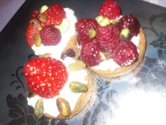 Recettes de Fruits rouges de assiette coquette