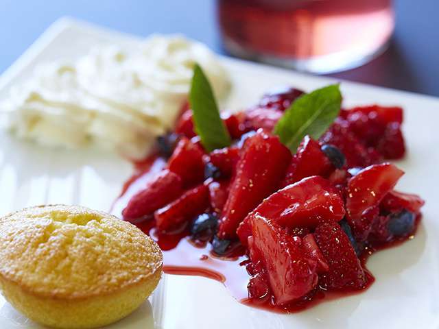 Recettes de Salade de fruits rouges de Audrey Cuisine