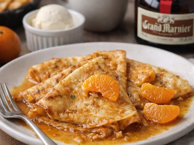 Recettes de Crêpes Suzette