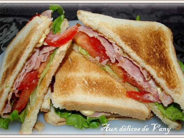 Recettes de Sandwich de Aux délices de Vany