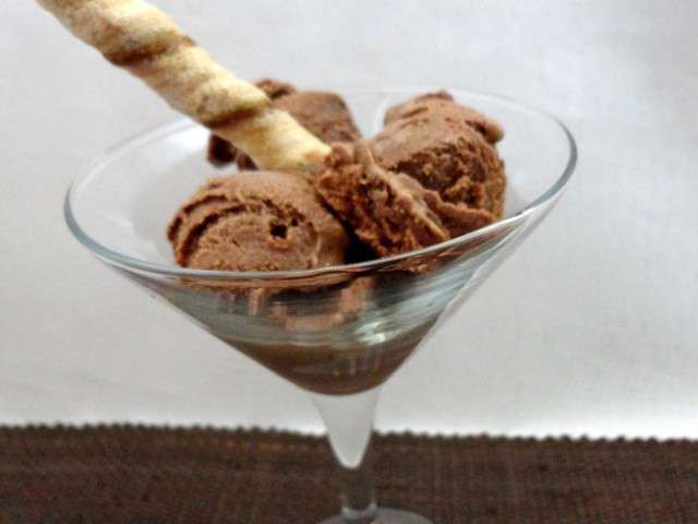 Recettes de Glace au chocolat de Aux délices des gourmets
