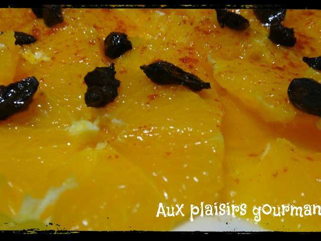 Recettes d'Orange de Aux plaisirs gourmands