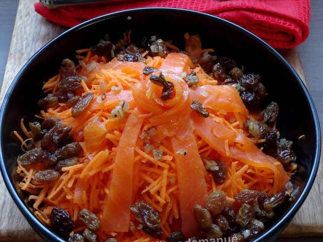 Recettes de Carottes Rapees de auxdelicesdemanue