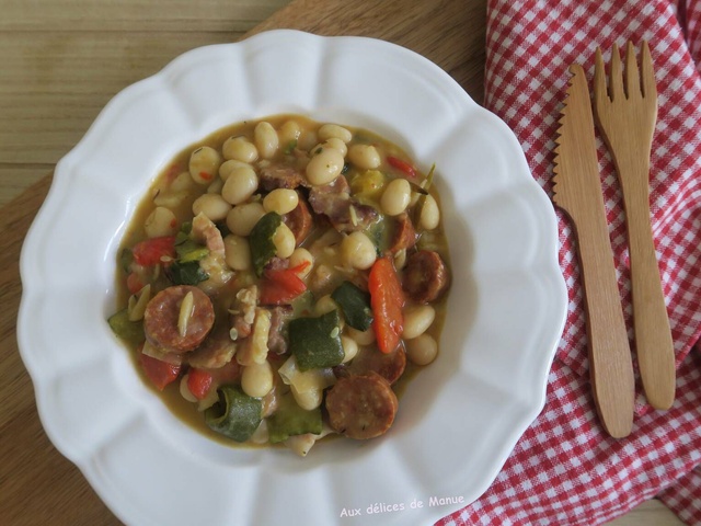 Recettes de Haricots Coco et Chorizo