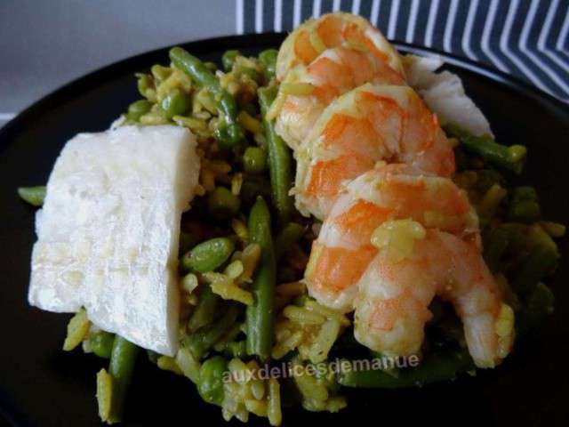 Recettes d'Eglefin et Crevettes