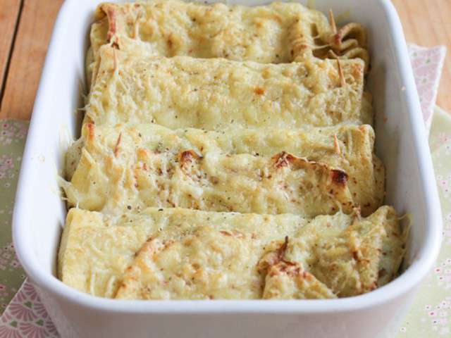 Recettes de Crêpes fourrées et Champignons