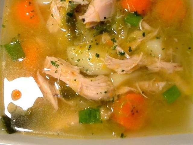Recettes de Bouillon de poulet de Bibica et son poids