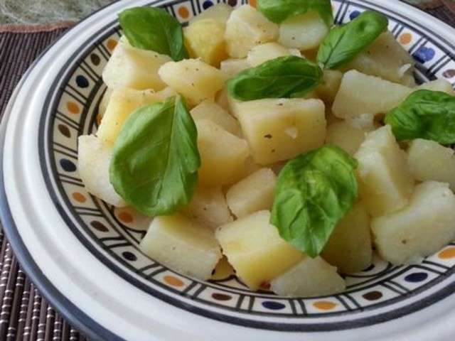 Recettes de Salade de pomme de terre de Bienvenue chez Nadia