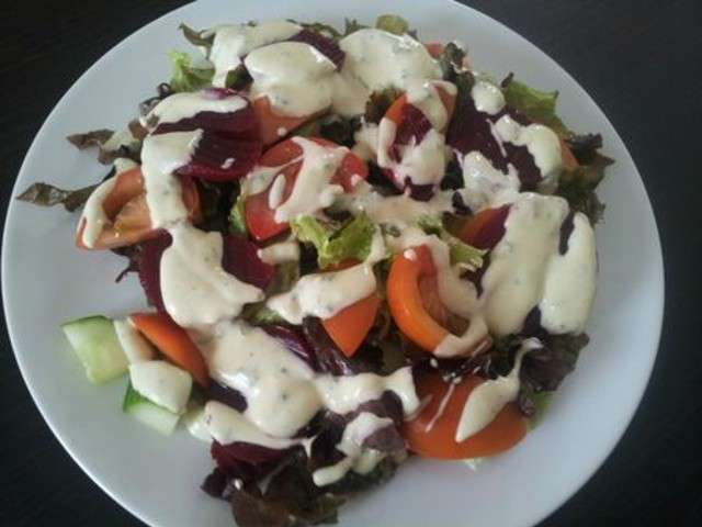 Recettes de Sauce salade de Bienvenue chez Nadia