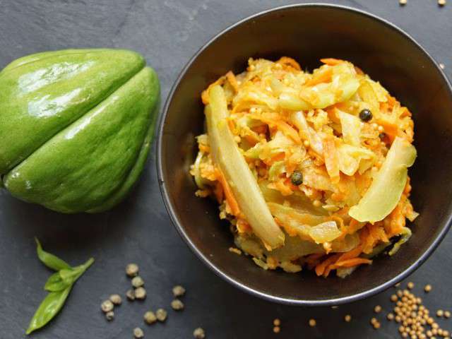 Recettes de Chayotte de Bienvenue chez Spicy