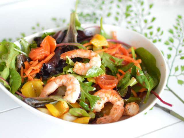 Recettes de Salade de légumes de Bienvenue chez Vero