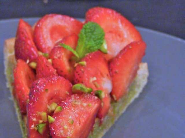 Recettes de Tarte aux Fraises de Bikini et gourmandise
