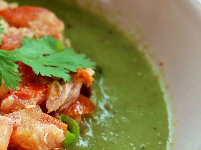 Recettes de Soupe de salade de Bleu Combava