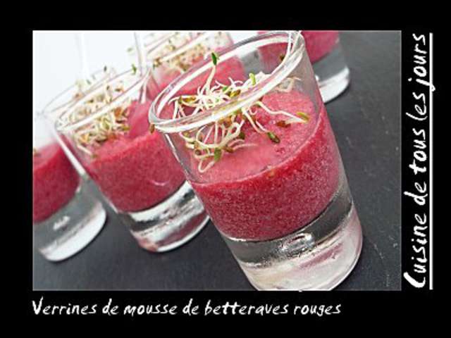 Les Meilleures Recettes de Mousses et Betteraves