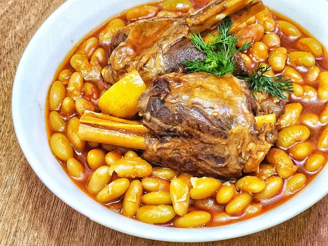 Recettes de Souris d'agneau et Haricots