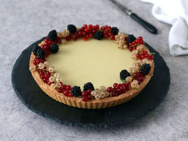 Recettes de Tarte Chocolat et Fruits rouges