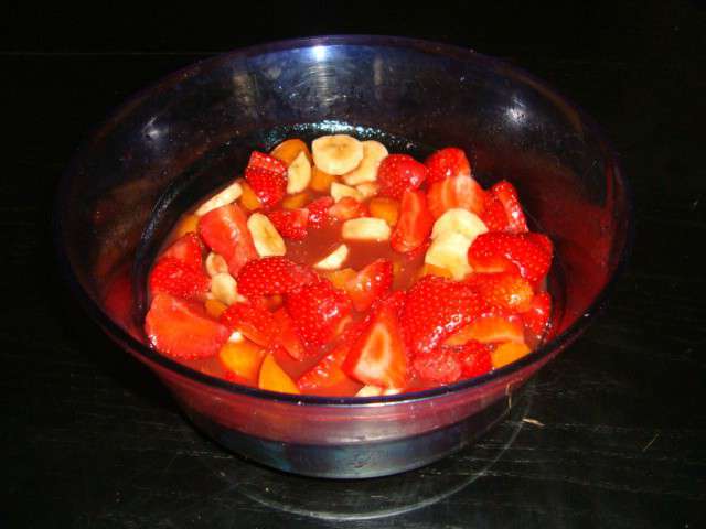 Recettes de Salade de fruits et Jus