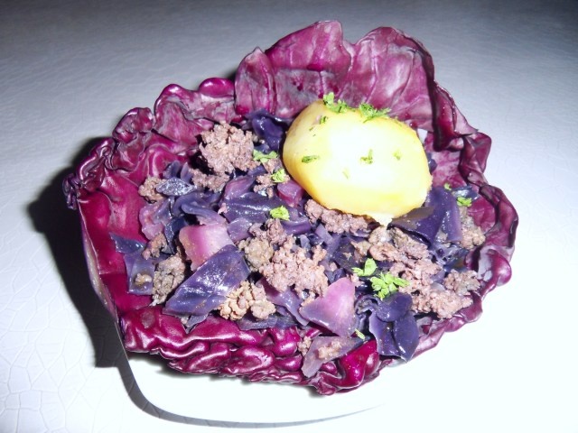 Recettes de Chou rouge et Viande