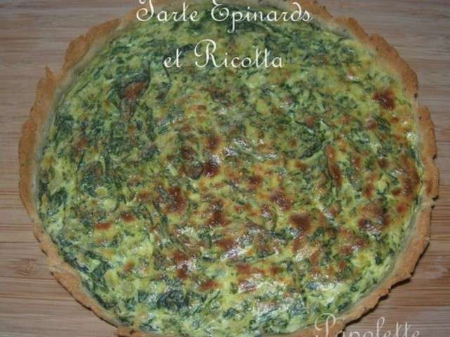 Recettes de Tarte aux Epinards de Papolette