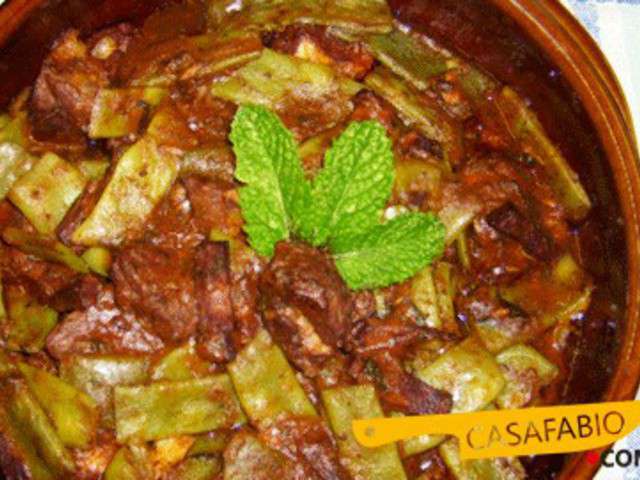 Recettes de Haricots Plats et Porc