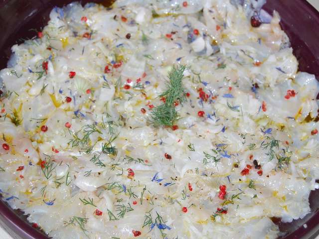 Recettes de Carpaccio et Cabillaud