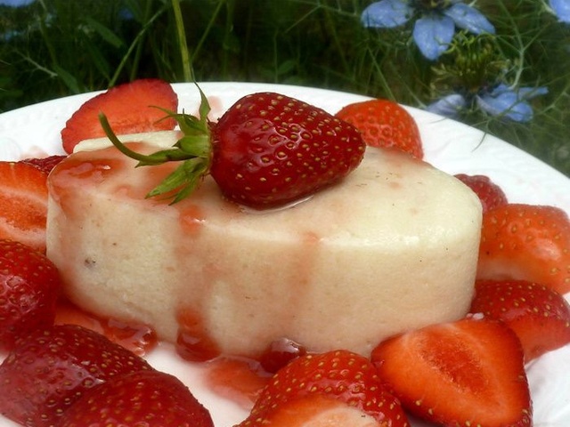 Recettes de Flan et Fraises