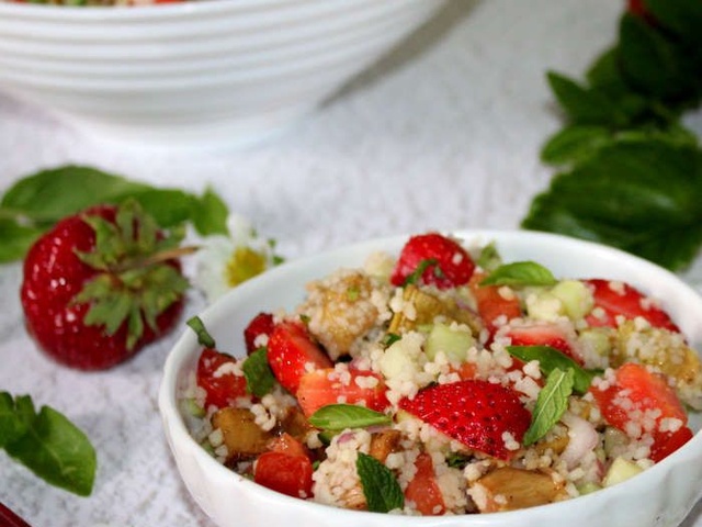 Recettes de Fraises et Rhubarbe