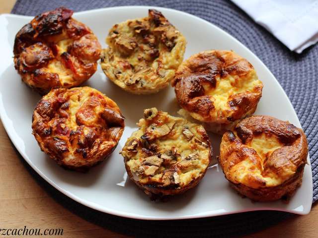 Recettes de Mini-quiches de chezcachou