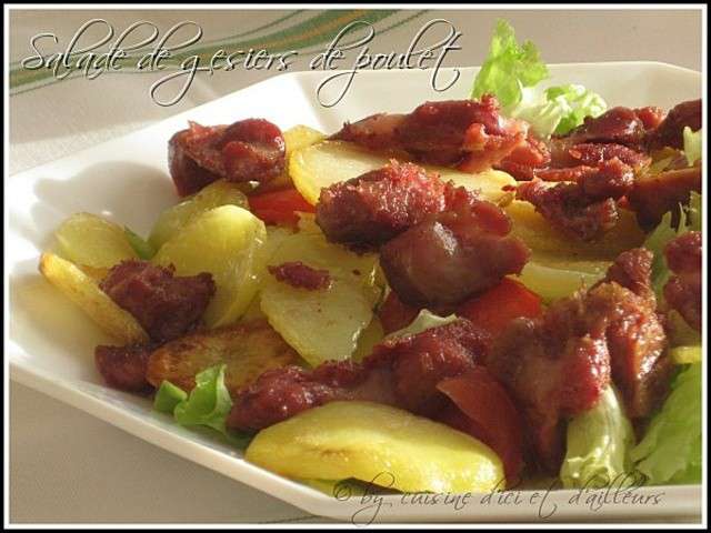 Recettes de Gésiers et Poulet - 2