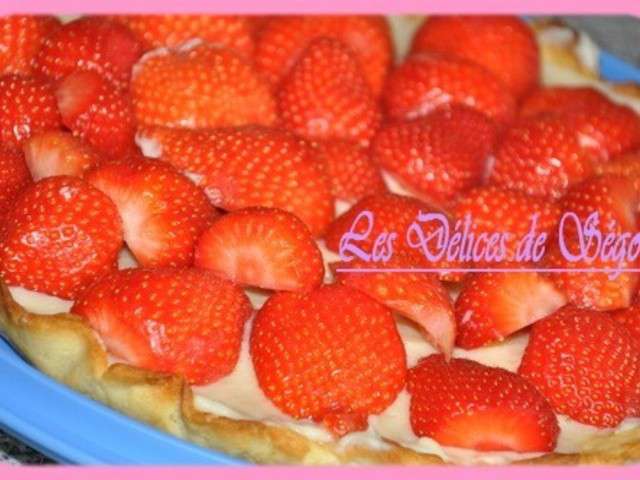 Recettes de Tarte aux Fraises de Clafoutis & compagnie