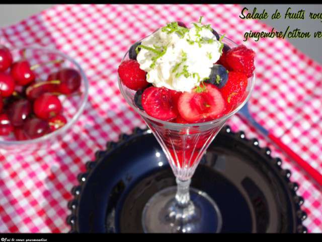Recettes de Salade de fruits rouges et Fraises