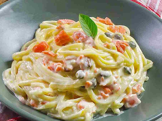 Recettes de Tagliatelles et Poisson