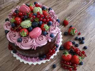 Recettes de Layer cake et Fruits rouges