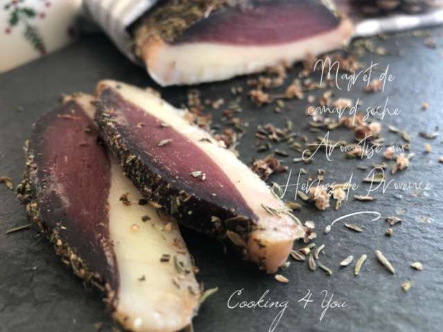 Recettes de Magret de canard séché et Herbes de Provence